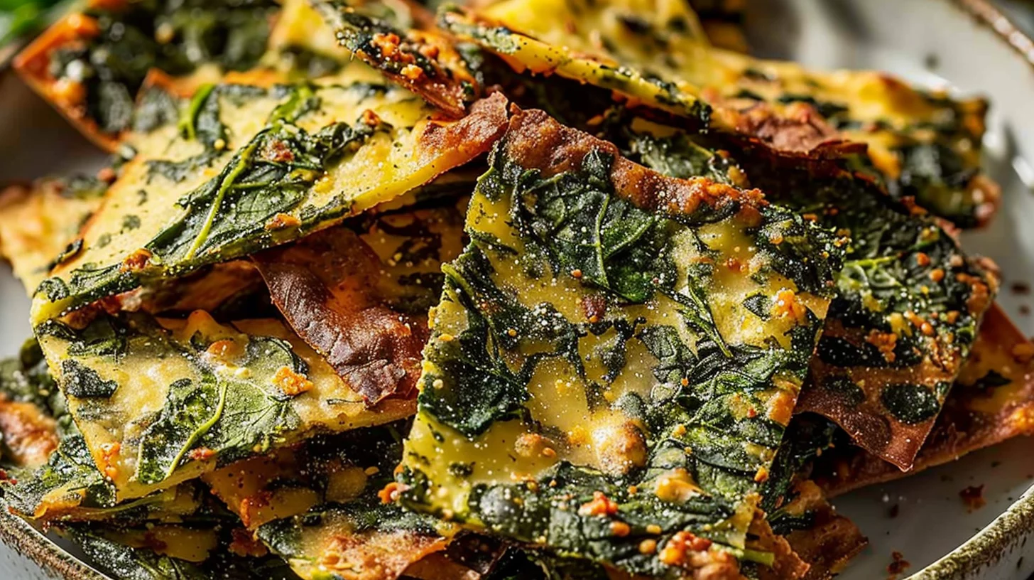Mediterranean Spinach and Feta Cheese Crisps Delight Recipe - Healthy ...