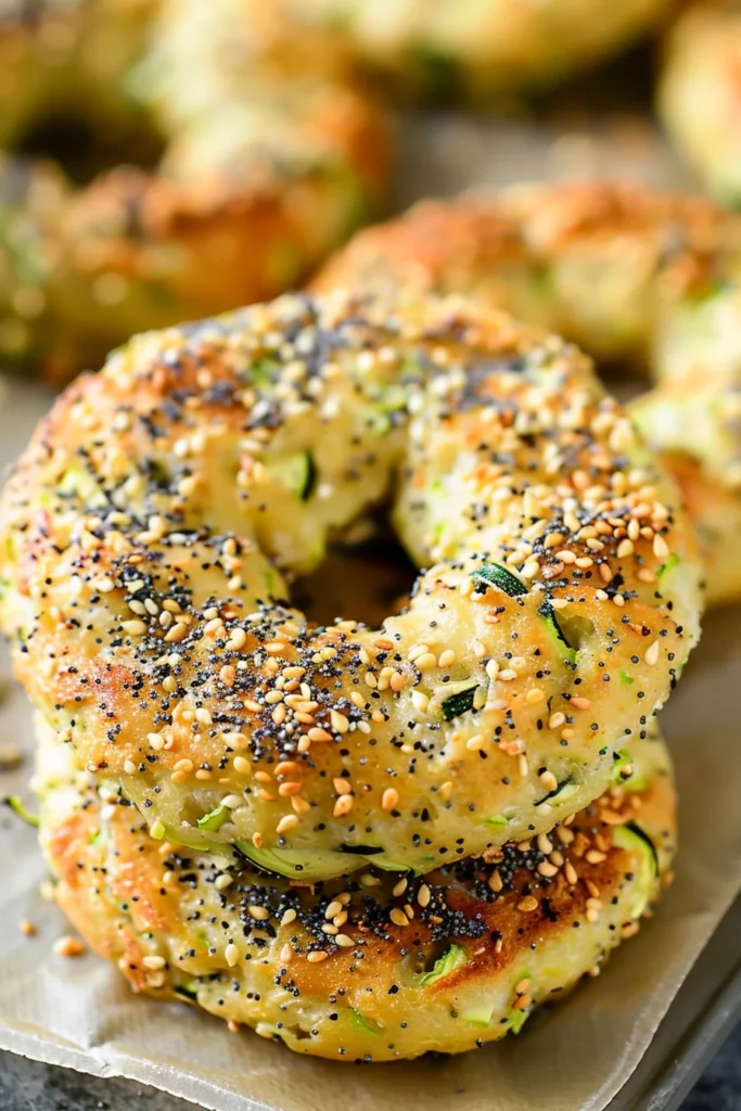 Zucchini Bagels: Perfect Low-Carb Breakfast Recipe - Healthy Dinner Meals