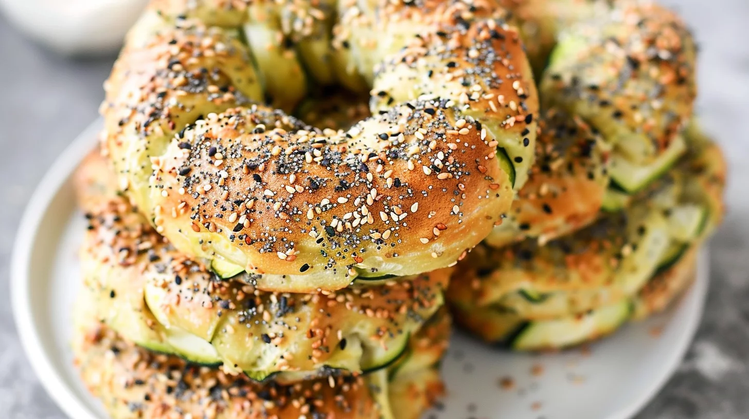 Zucchini Bagels: Perfect Low-Carb Breakfast Recipe - Healthy Dinner Meals