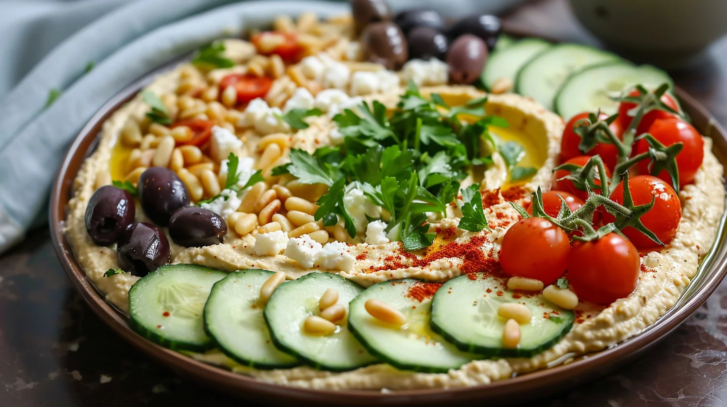 Greek Hummus Platter: Elevate Your Appetizer Game - Healthy Dinner Meals