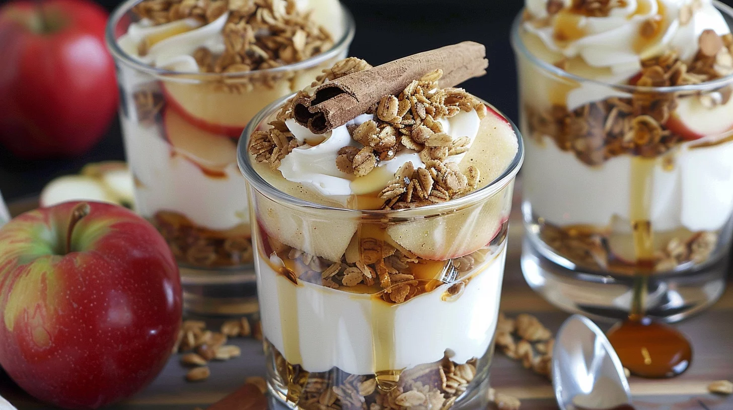 Apple Cinnamon Yogurt Parfaits With Granola: Irresistible Fall Delight ...