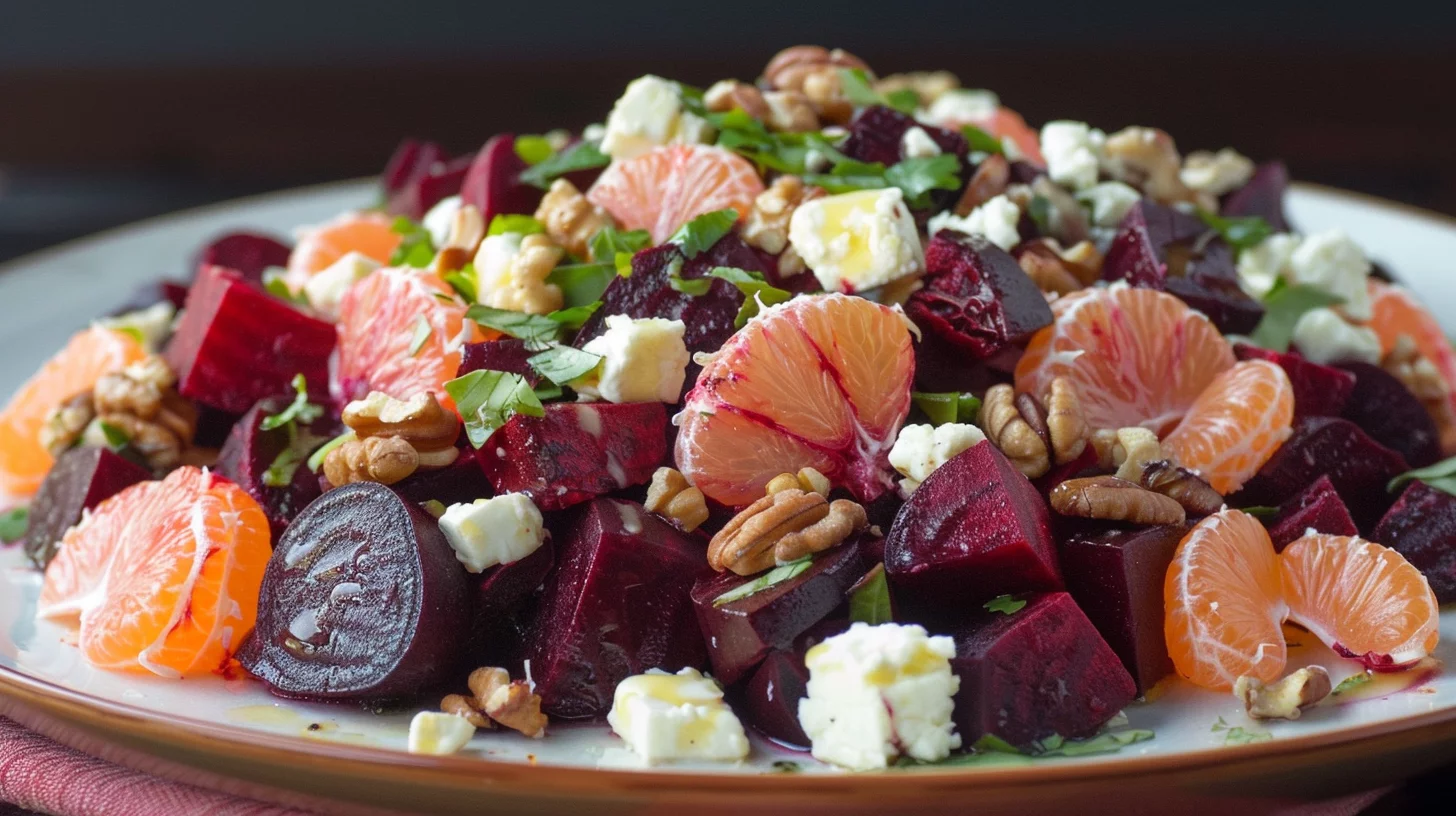 Roasted Beet And Citrus Goat Cheese Salad - Elevate Your Salad Game ...